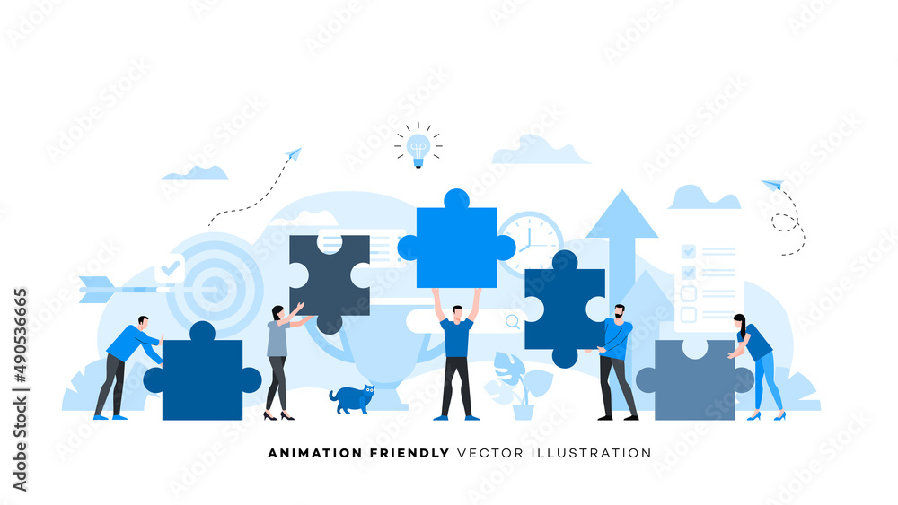 Photo & Art Print Animation ready duik friendly vector Illustration, Yarkee