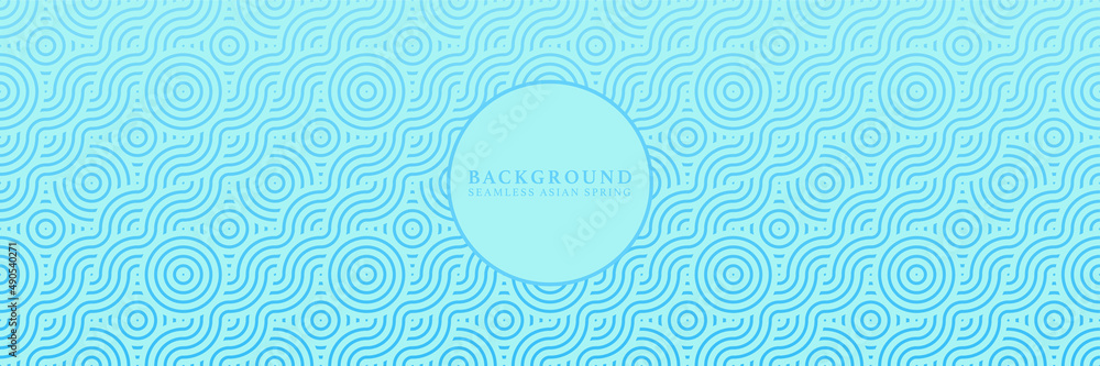 Asian background motif in oriental geometric style. Blue gradient ...