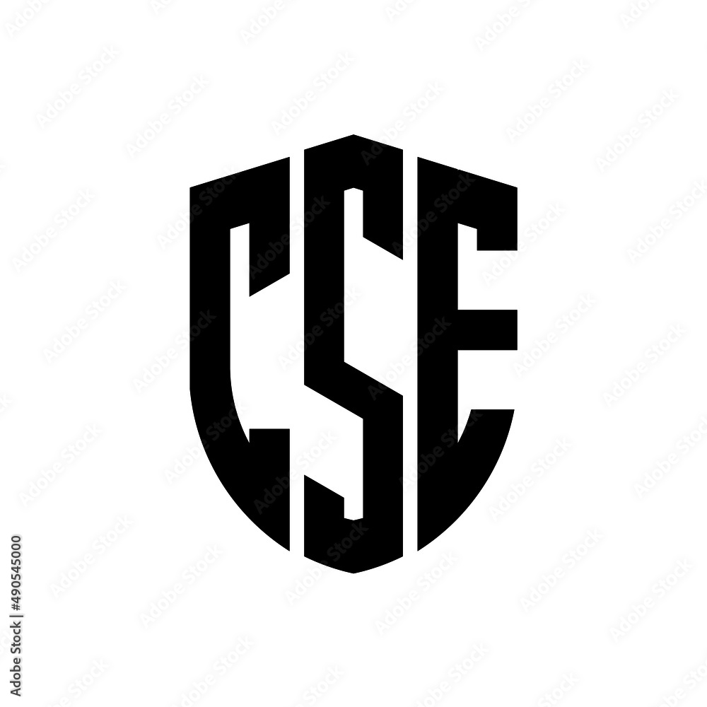 Cse Letter Logo Design Cse Modern Letter Logo With Black Background Cse Creative Letter Logo