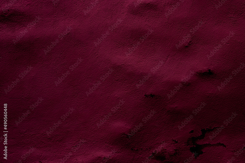 Crimson colored wall background with textures of different shades of ...