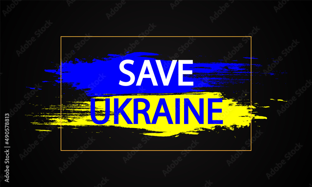 Save ukraine 2022 russia war against ukraine, vector art illustration ...