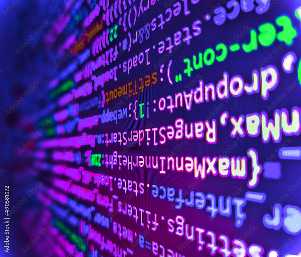 Abstract Program Code On Computer Screen RNN Neural Network Source abstract-program-code-on-computer-screen-rnn-neural-network-source