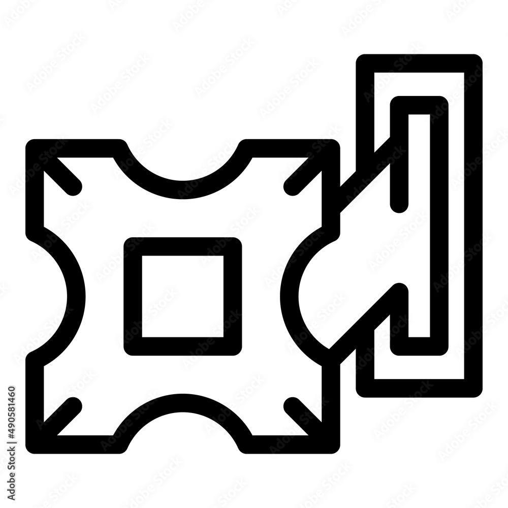 Screen house icon outline vector. Tv mount. Wall bracket Stock Vector ...