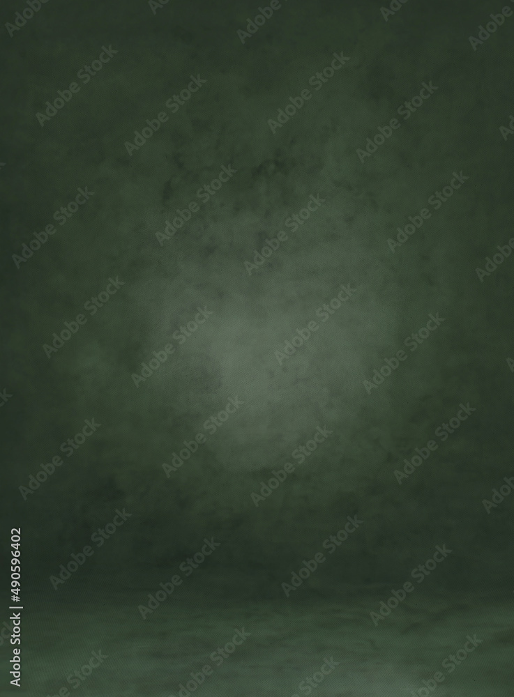 Dark Green Background Studio Portrait Backdrops Photo 4K Stock ...