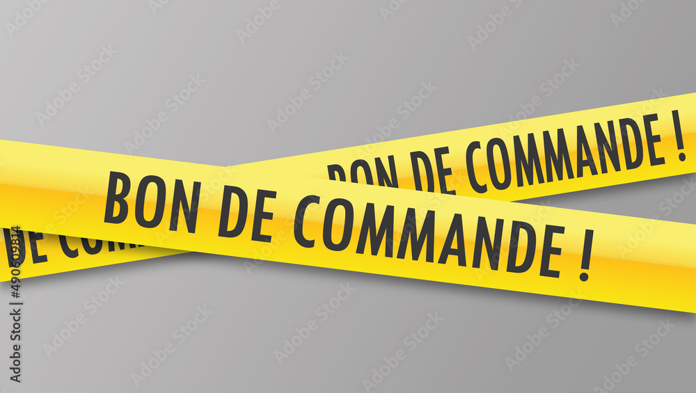 Logo bon de commande. Stock Vector | Adobe Stock