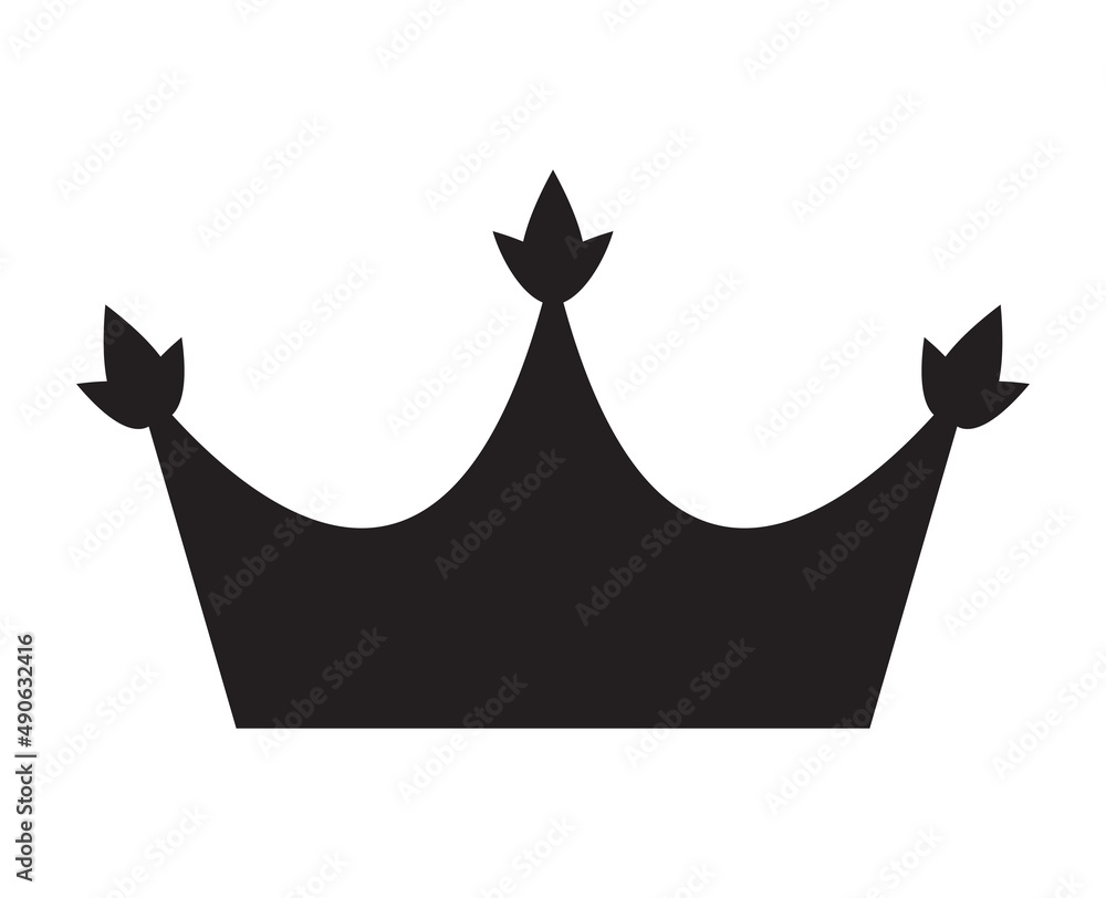 Simple Black Crown Icon Illustration Stock Illustration | Adobe Stock Simple Black Crown Icon Illustration Stock Illustration | Adobe Stock