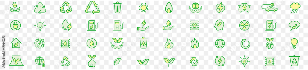 Ecology, eco, clean, energy, renewable power, recycle, reusable icon ...
