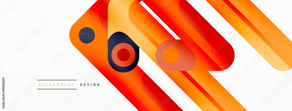 Lines geometric creative abstract background. Bright color line ...