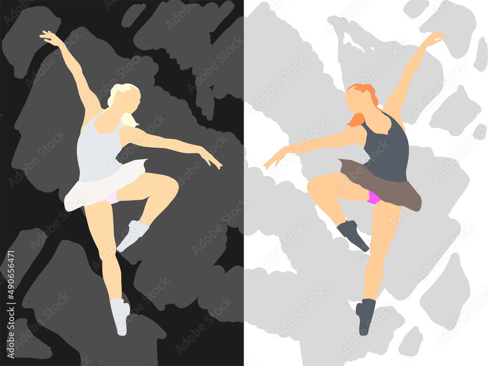 dancers on stage, beautiful, naked girl, athlete, dancing without a ...