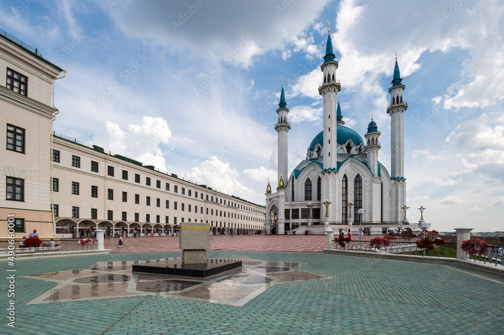 The Kul Sharif Mosque -- one of the largest mosques in Russia Stock ...
