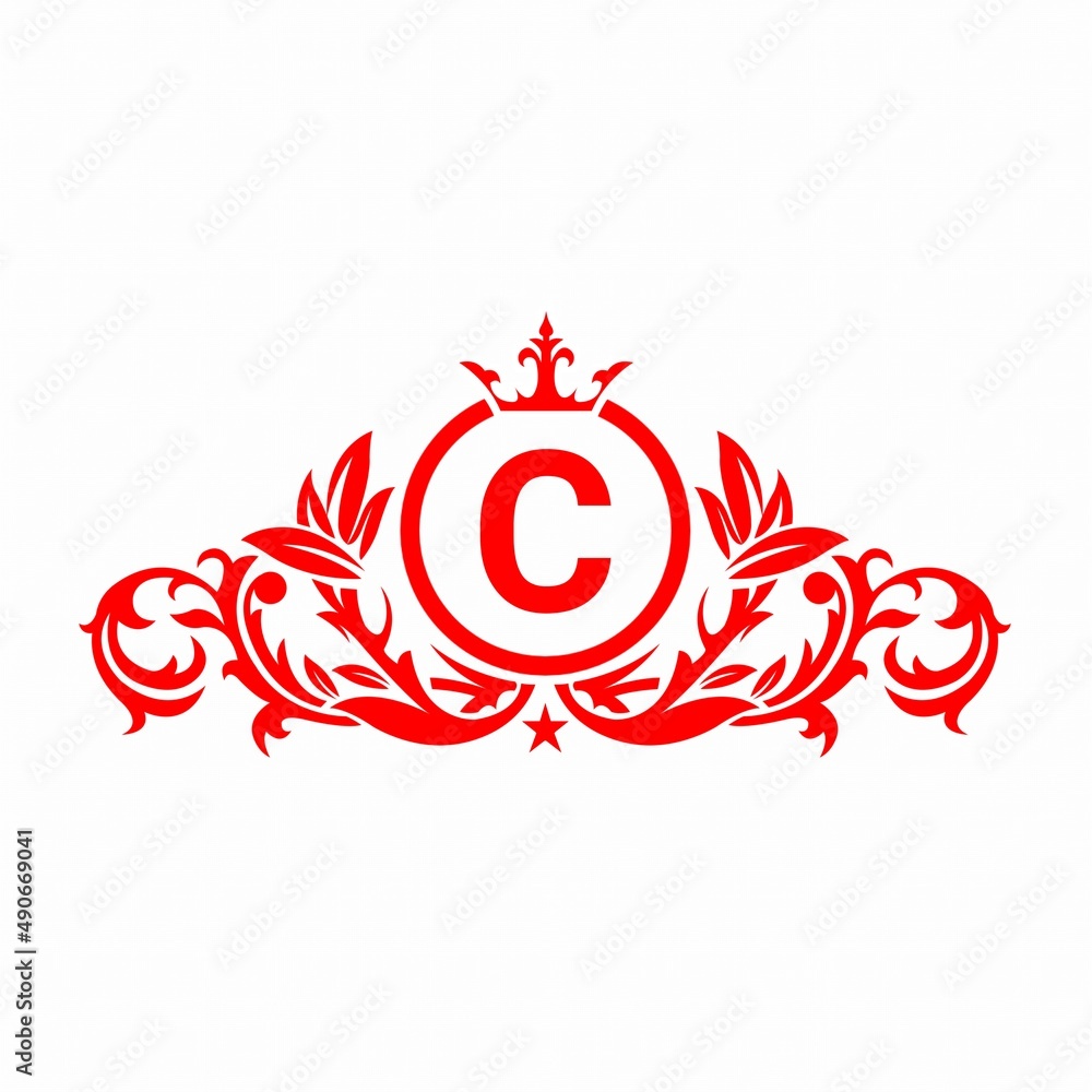 Luxury logo. Alphabet c logo design with luxury logo shape. Luxury c ...