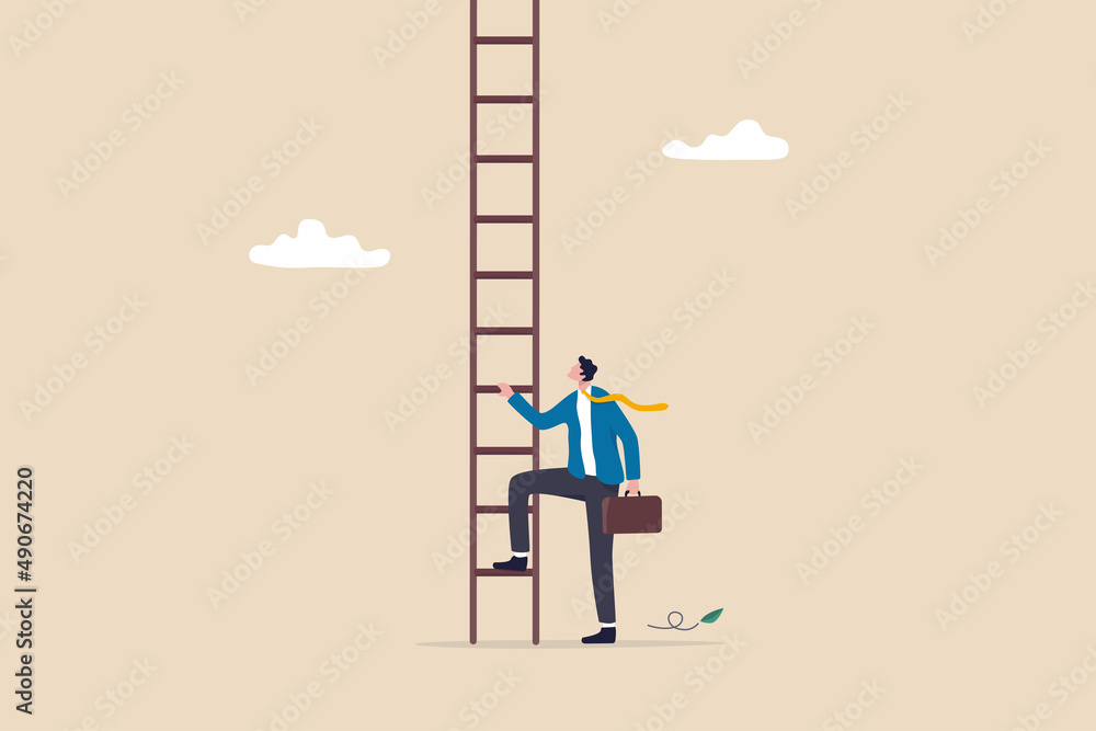 Steps To Success Ladder