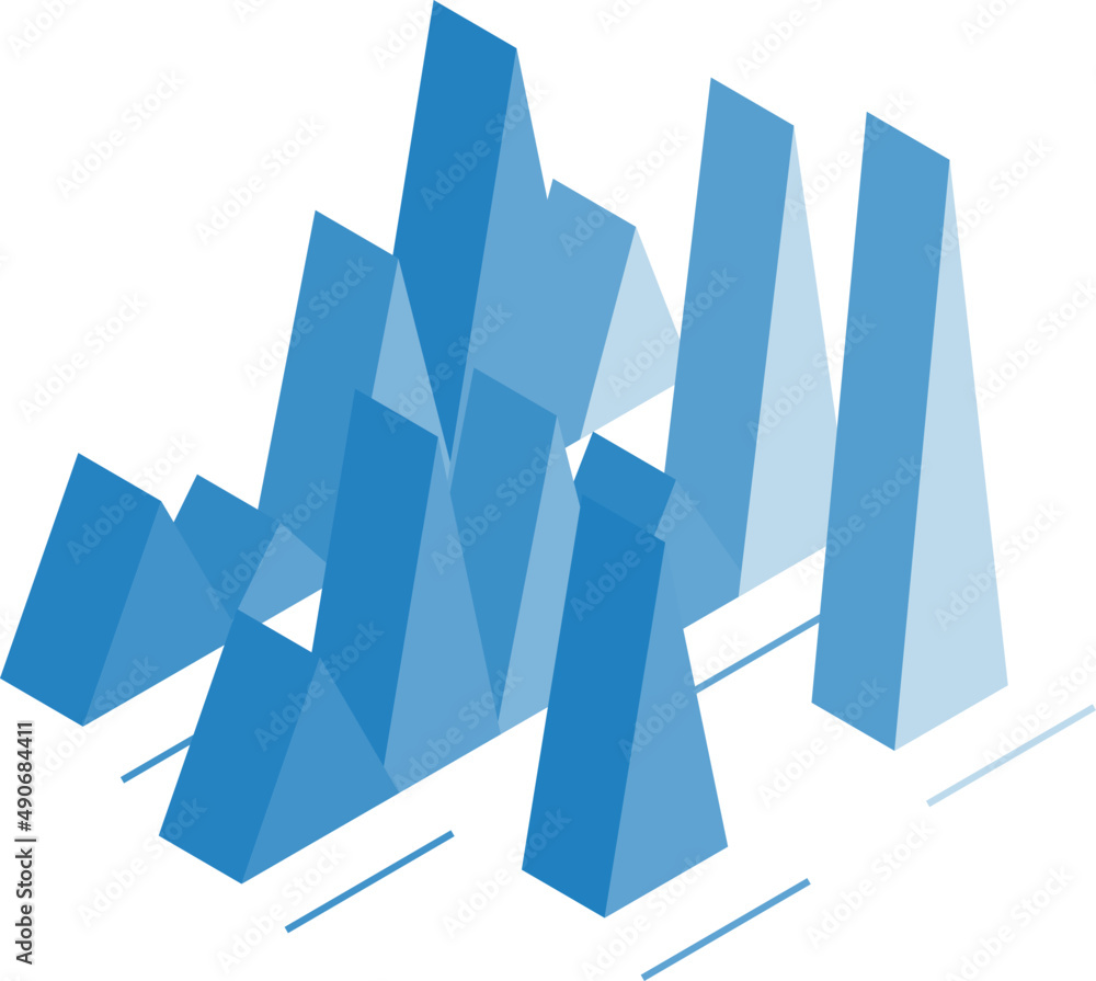 Line Graph or Chart Elements as Diagram Design for Business ...