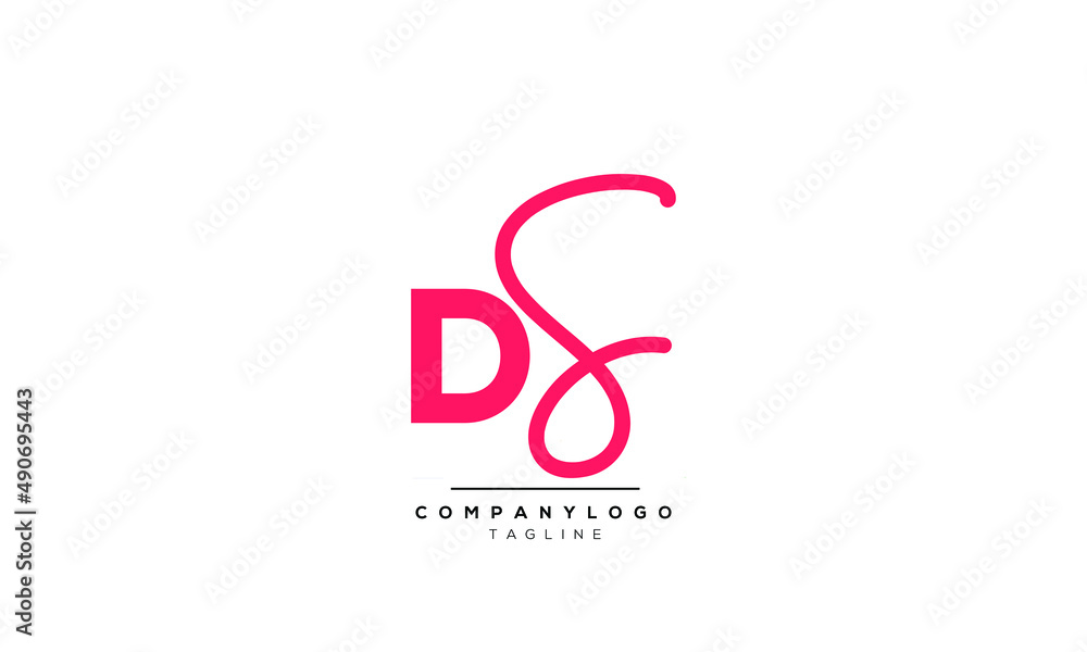 Alphabet letters Initials Monogram logo DS, DS INITIAL, DS letter Stock ...