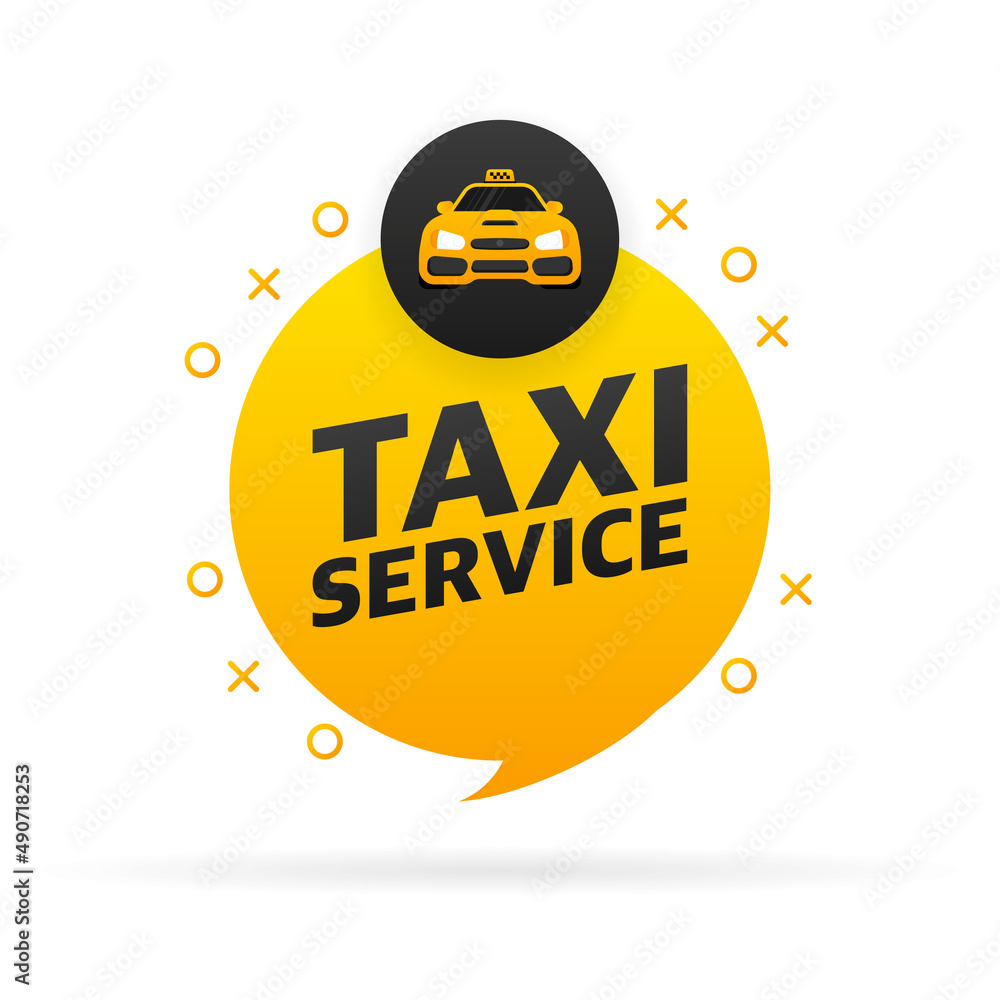 Taxi service, great design for any purposes. App logo concept. Brochure ...