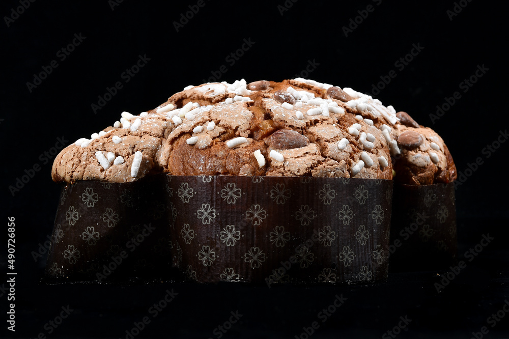 Stockfoto Colomba is an Easter cake in Italy. There are diffent kinds ...