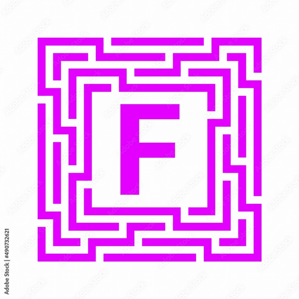 Calligraphy logo. Professional logo design. F letter logo design with ...