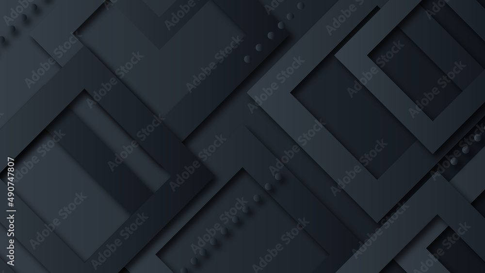 Modern black abstract presentation background. Vector illustration ...