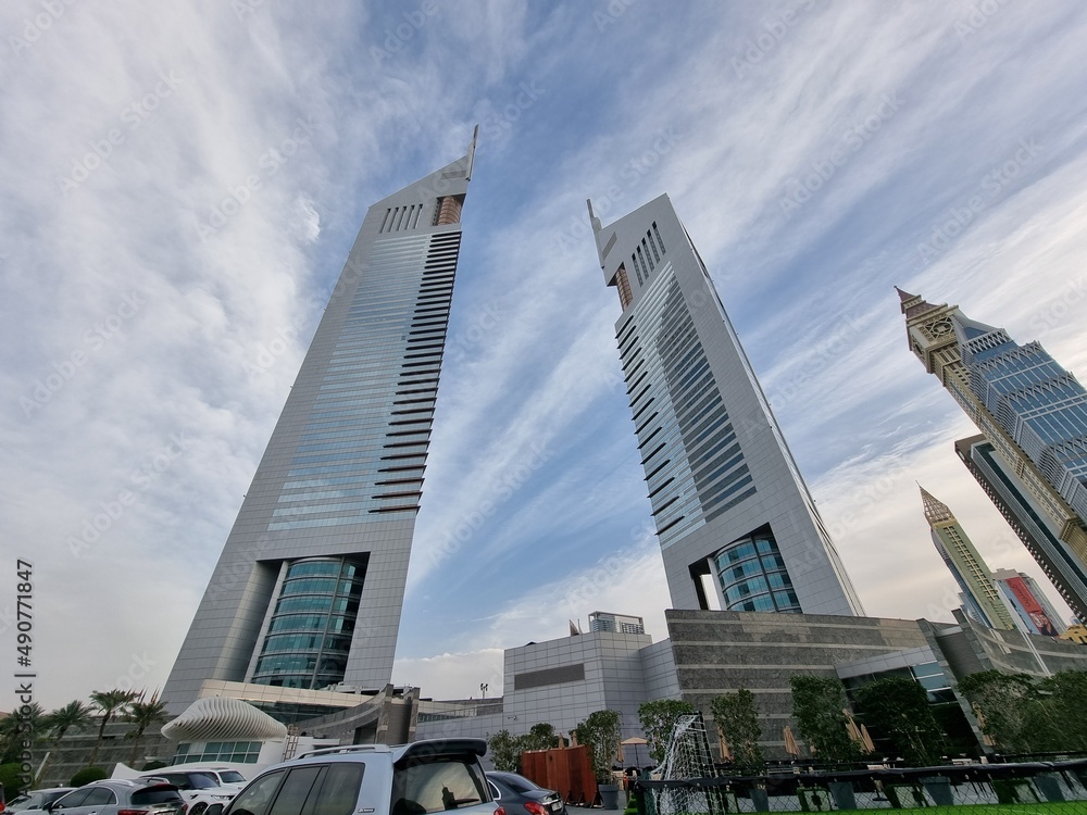 Emirates Towers in Dubai, UAE. Stock Photo | Adobe Stock