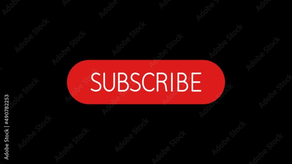 Subscribe button. The mouse pointer clicks on the Subscribe button ...