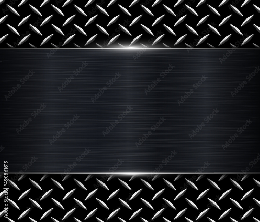 Blackened Steel Plate Texture