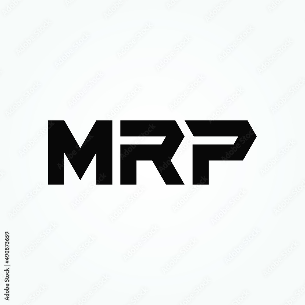Letter M R P logo Initial vector design illustration Stock Vector ...