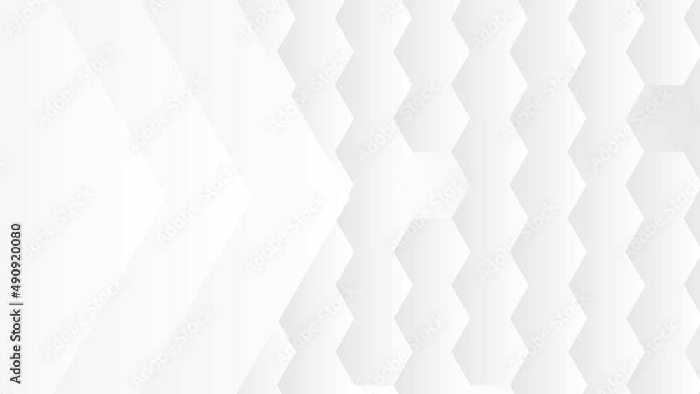 Modern white abstract presentation background. Vector illustration ...