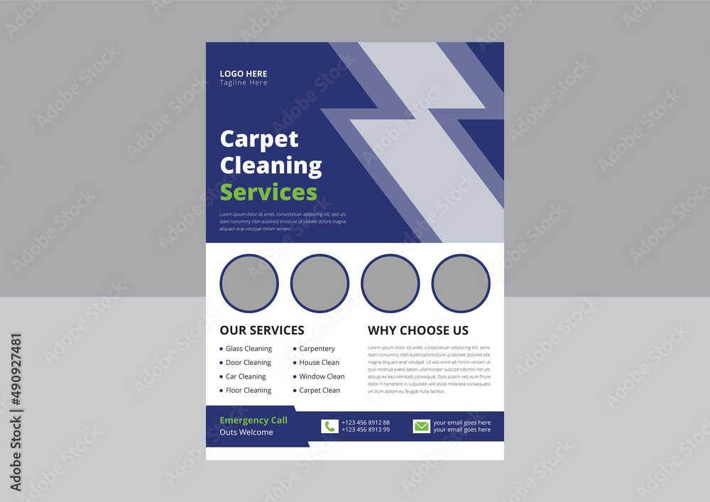 Professional Cleaning Services Flyer, Disinfecting flyer poster design ...