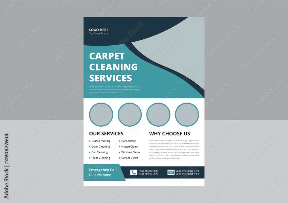 Professional Cleaning Services Flyer, Disinfecting flyer poster design ...