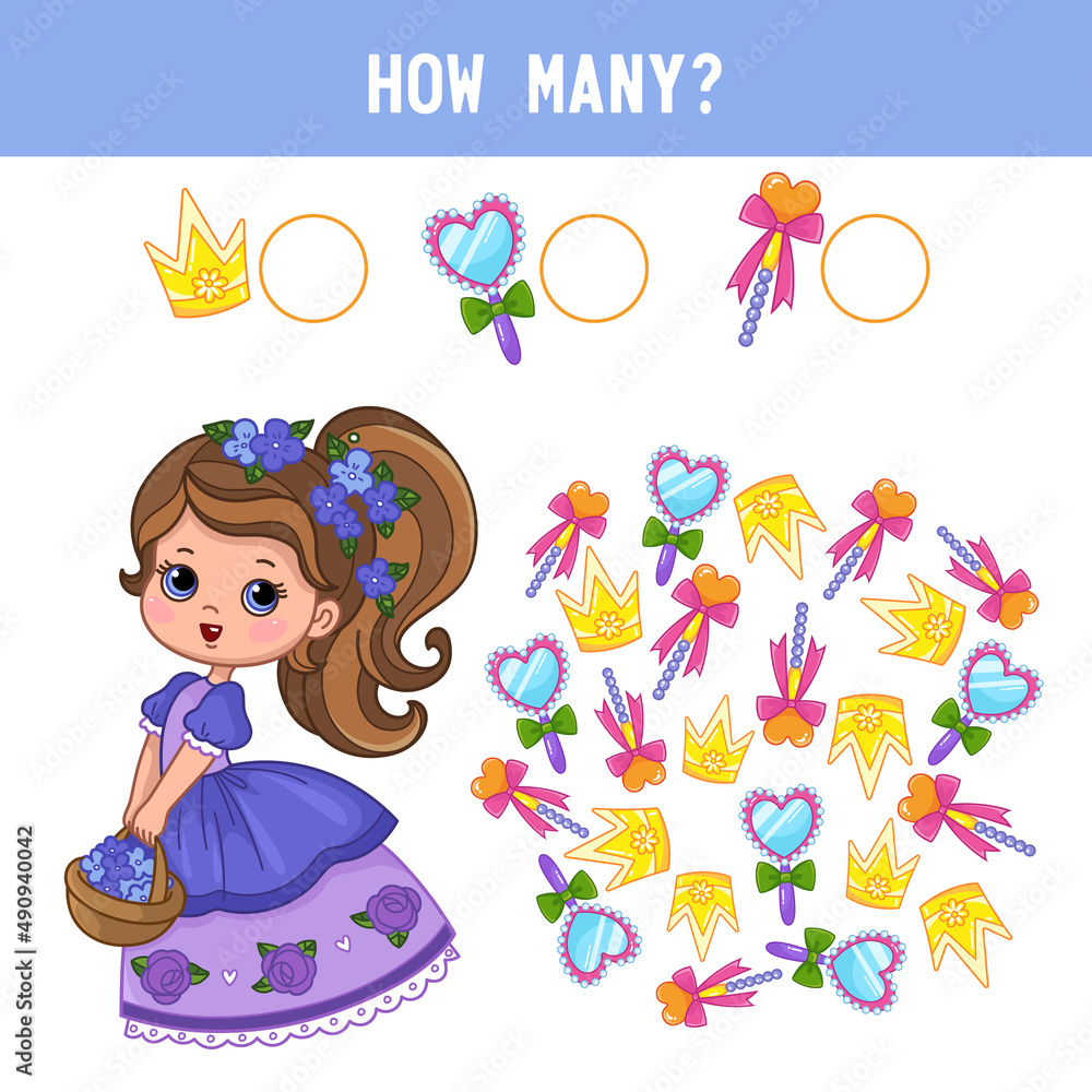 How many mirrors, wands and crowns does the cute little princess have ...