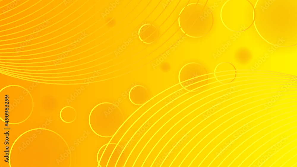 Modern yellow abstract presentation background. Vector illustration ...