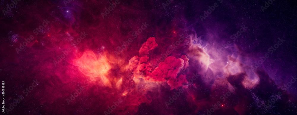 Outer Space Background. Stock Illustration | Adobe Stock