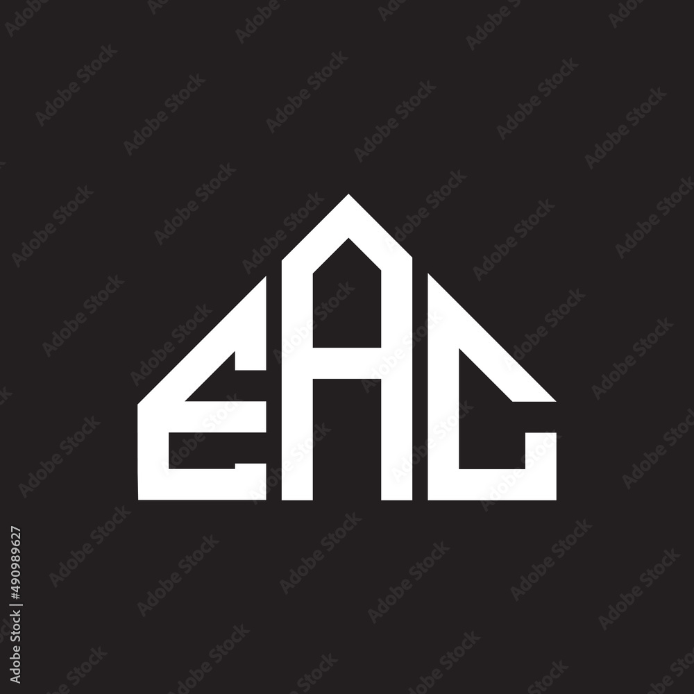 EAC letter logo design on black background. EAC creative initials ... EAC letter logo design on black background. EAC creative initials ...