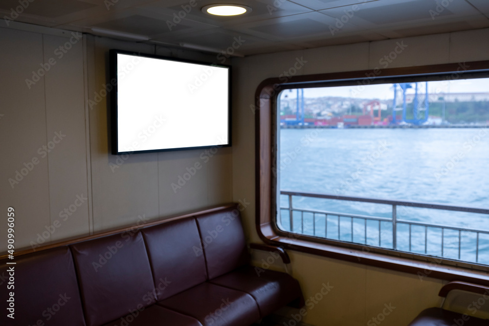 digital display inside cruise ship Stock Photo | Adobe Stock