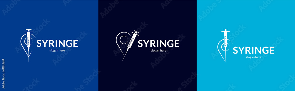 Poster Beautiful syringe logo – Wall Art | UkPosters