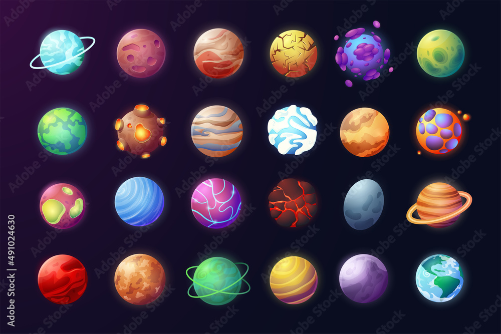 Fictional Planets Space