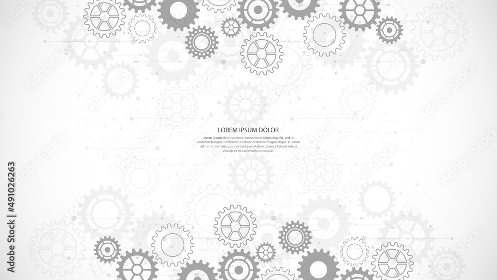 Cogs and gear wheel mechanisms. Concepts and ideas for hi-tech digital ...