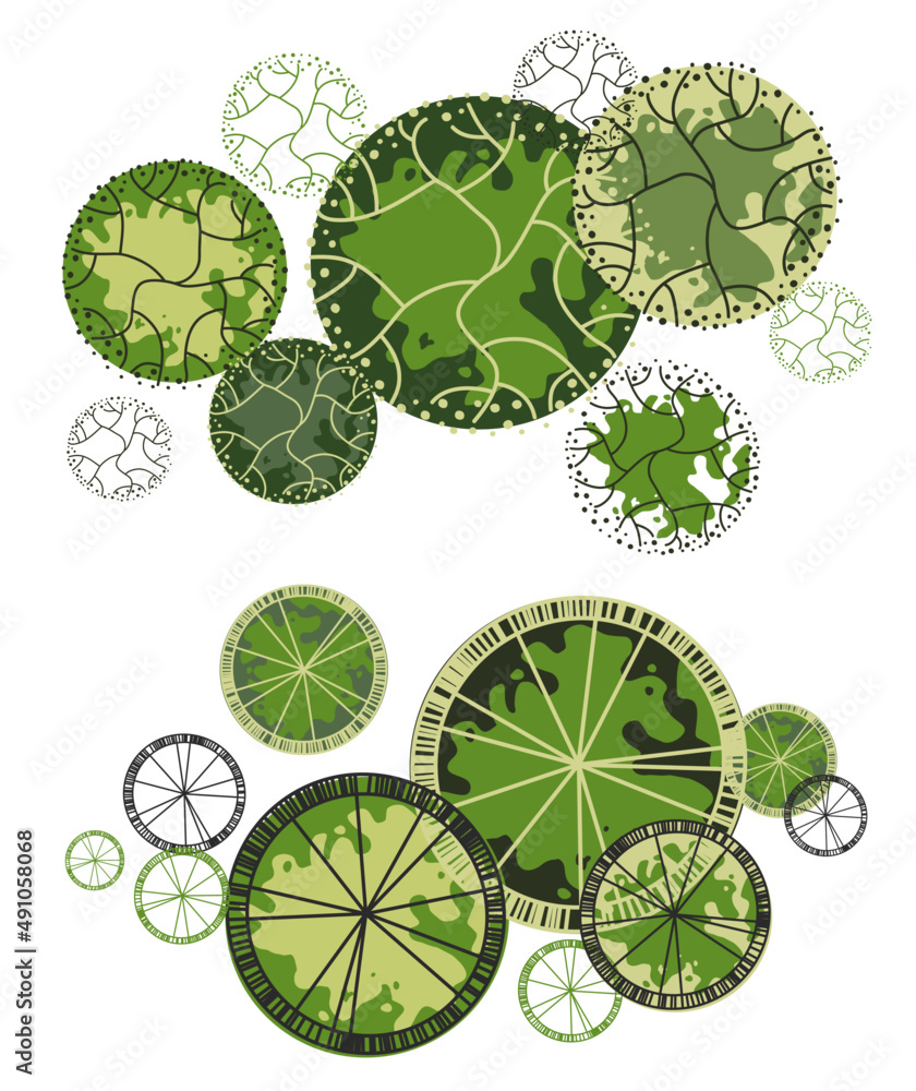 Trees for the master plan. Tree for architectural floor plans ...