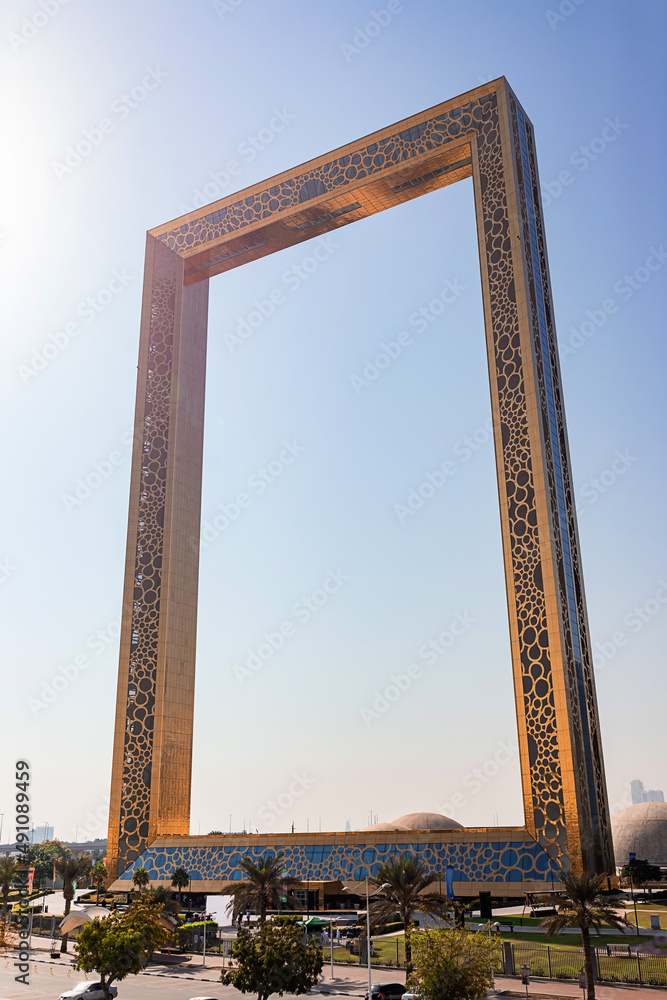 DUBAI; UNITED ARAB EMIRATES - November 08; 2021: Dubai Frame - Museum ...