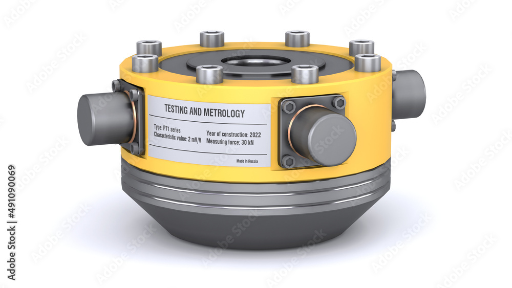 Tensometric force sensor for compression and tension measurements ...