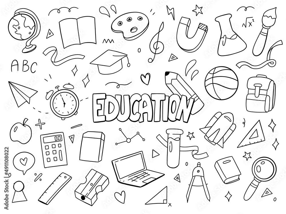 Education Vector illustration. Drawing design concept Stock Vector ...