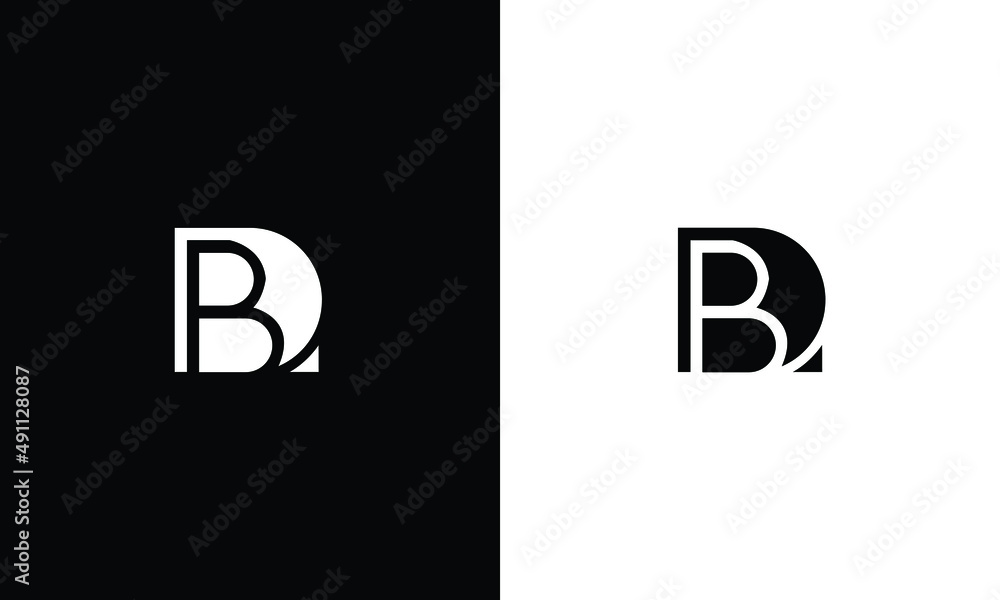 DB BD D AND B Abstract initial monogram letter alphabet logo design ...