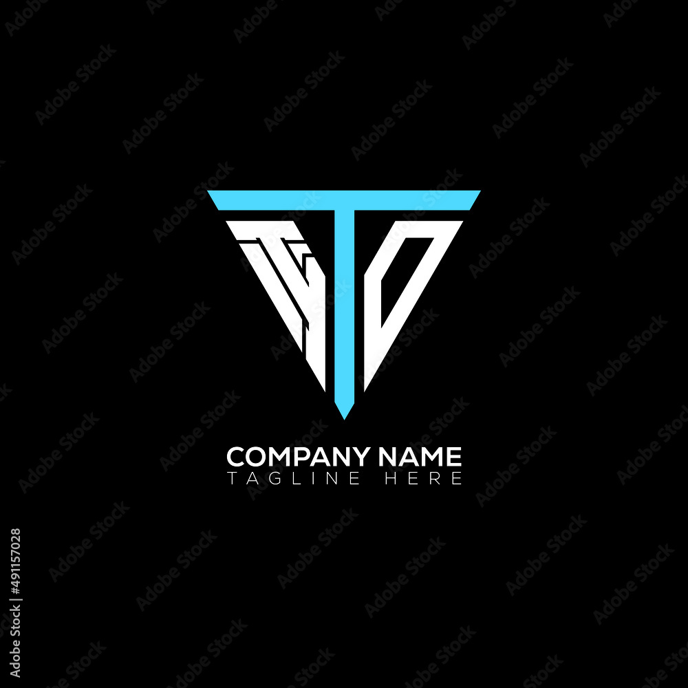 ITO letter logo design on white background.ITO creative initials letter ...