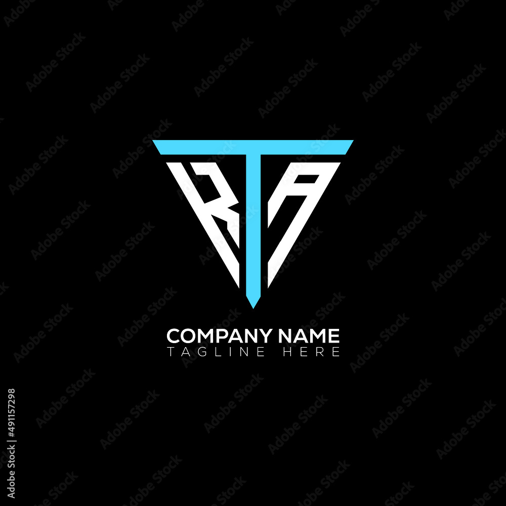 KTA letter logo design on white background.KTA creative initials letter ...