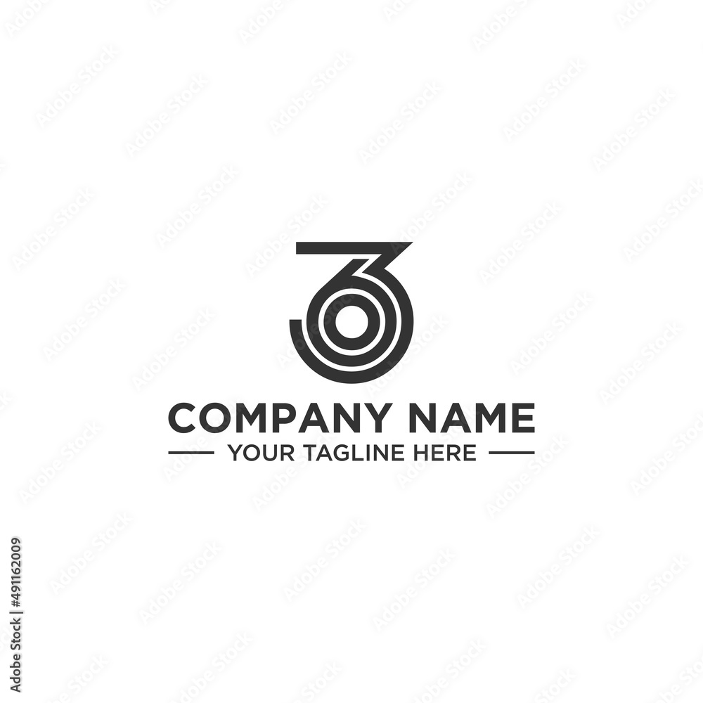 360 Logo Sign Design Stock Vector | Adobe Stock