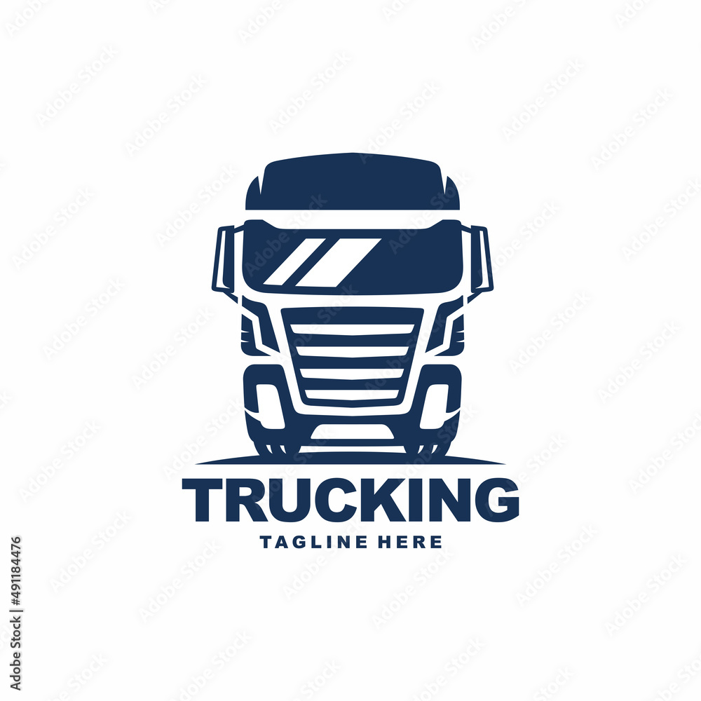 Truck logo design vector illustration Stock Vector | Adobe Stock