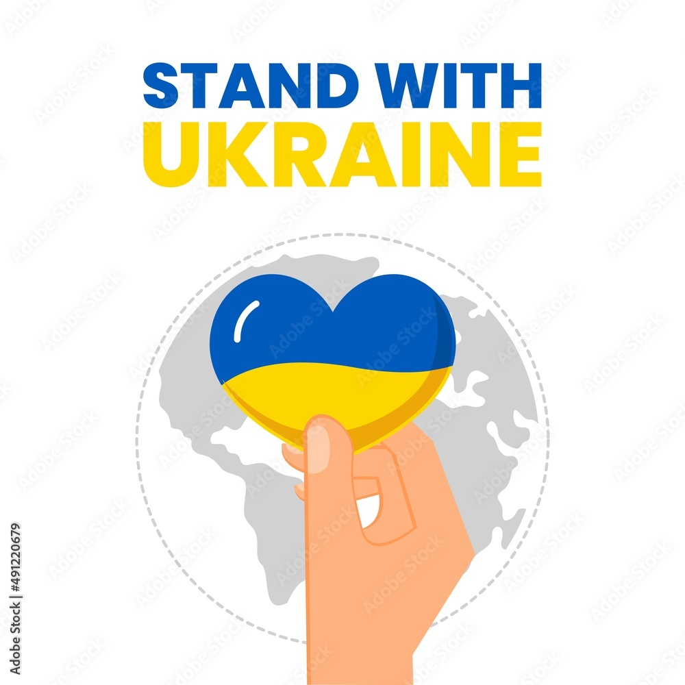 Save Ukraine, Stop War, Ukraine vs Russia. Background vector ...
