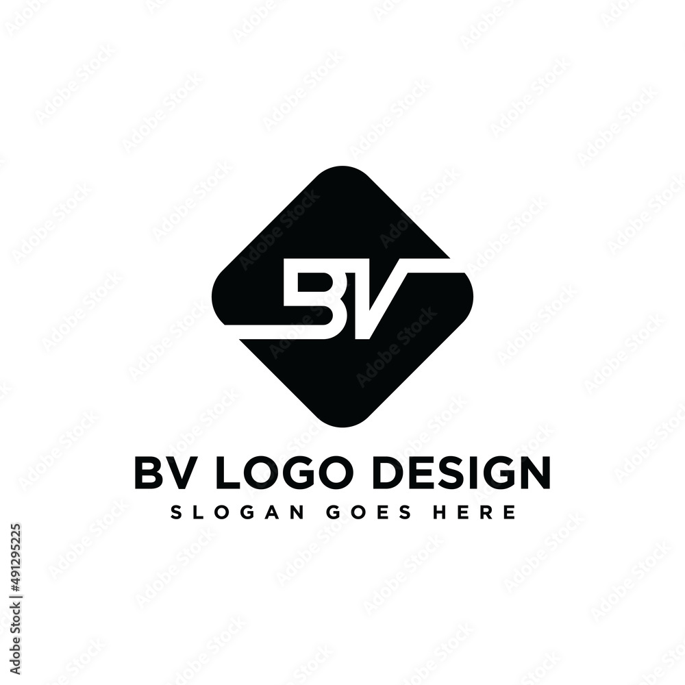 BV LOGO DESIGN MODERN FOR YOUR COMPANY Stock Vector | Adobe Stock