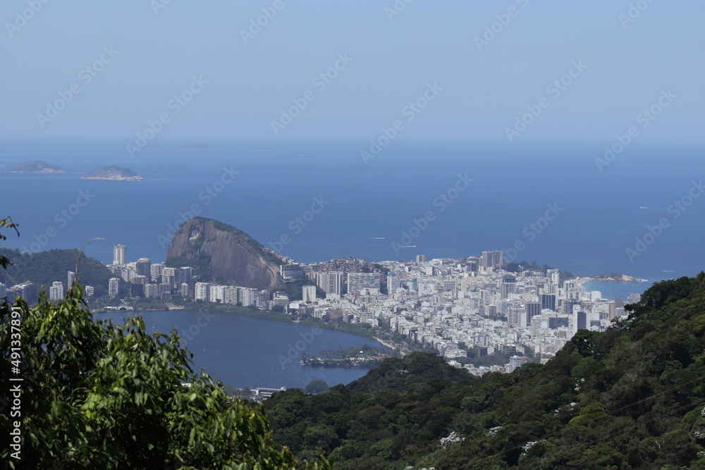 Rio landscape - view from Emperor's Table (Mesa do Imperador ...