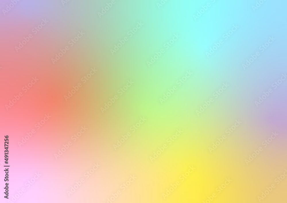 Freeform Gradient abstract background. Vector blurred rainbow design ...